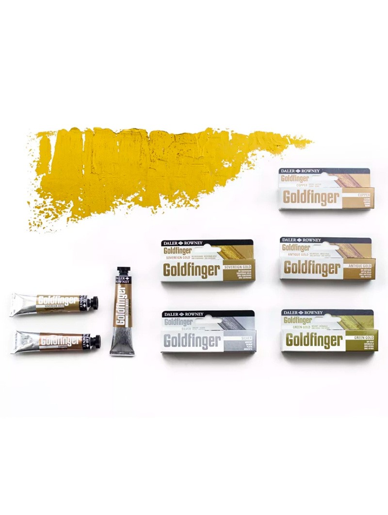 Pasta Metálica Goldfinger Daler Rowney 22ml | Color Animal Pasta ...